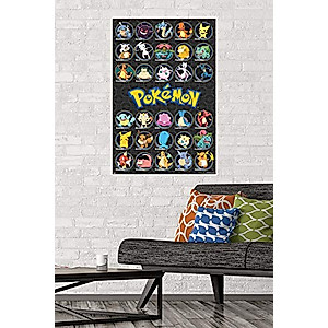 Trends International Pokémon - All Time Favorites Wall Poster, 22.375" x 34", Unframed Version