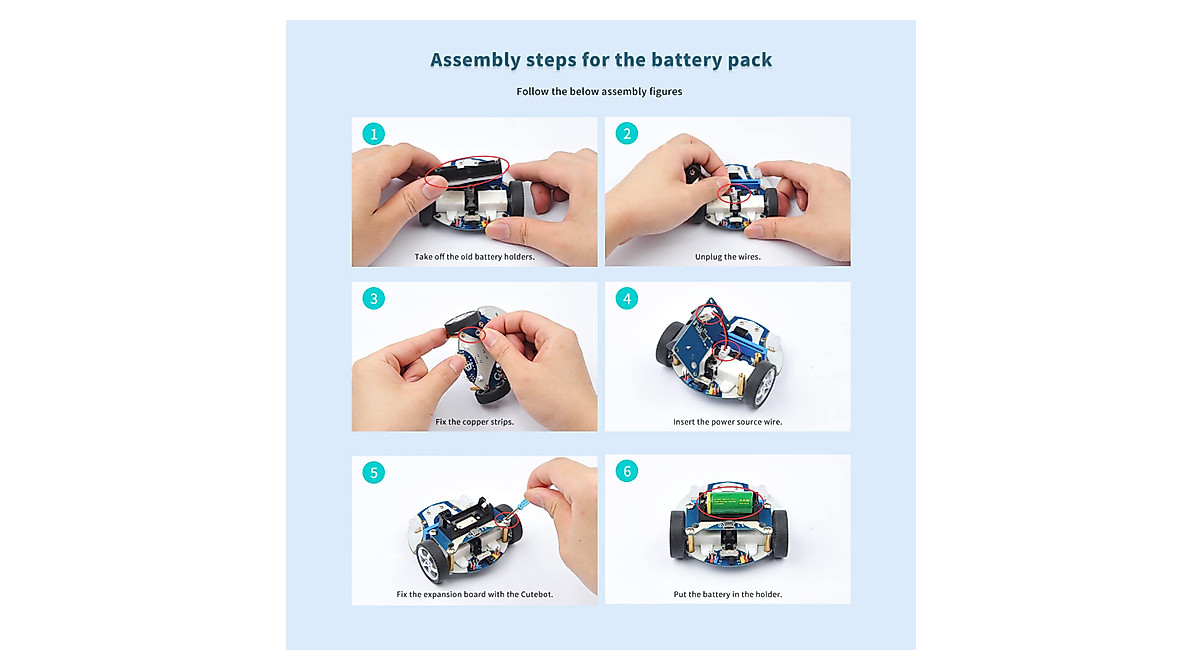 ELECFREAKS Cutebot 700mAh Lithium Battery Pack - Rechargeable