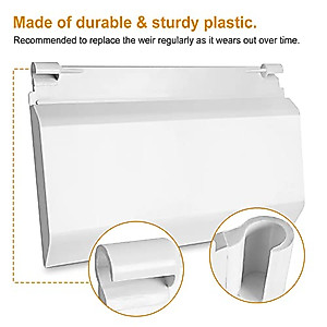 Porscan 85001500 Skimmer Door Weir Flap Compatible with Pentair Pool Skimmer - Skimmer Door Flap Assembly Compatible with Pentair Admiral S-20 S15 Automatic Skimmers, Replace 25251-000-500