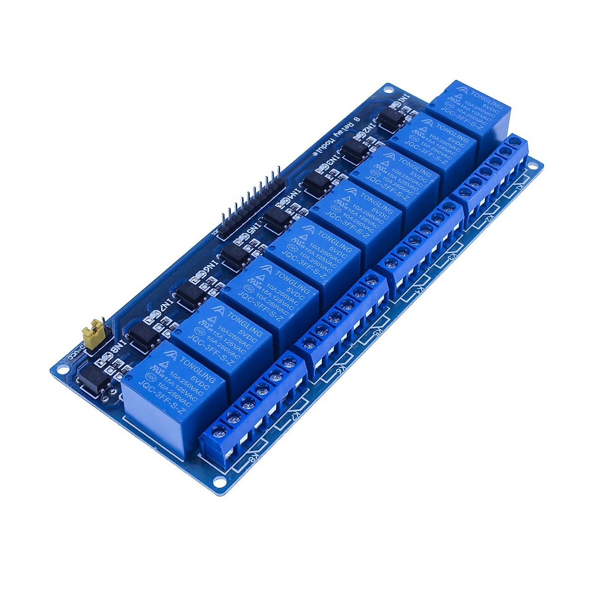 HUABAN 1PCS 8 Channel DC 5V Relay Module with Optocoupler Low Level Trigger Expansion Board
