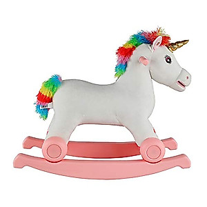 Rockin' Rider Celeste 2-in-1 Unicorn, White