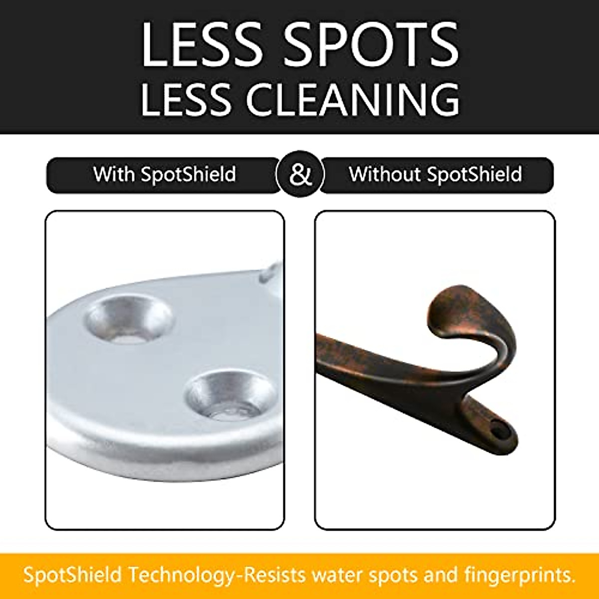 HOME MASTER HARDWARE Double Prong Robe Hooks Coat Towel Hanger for Bathroom Toilet Kitchen Wall Mounted with Screws 10 Pack