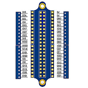 GeeekPi Micro GPIO Terminal Block Breakout Board Module for Raspberry Pi, GPIO Expansion Board Micro Connector for Raspberry Pi 4B/3B+/3B/2B/Pi Zero/Pi Zero W/Pi Zero 2 W