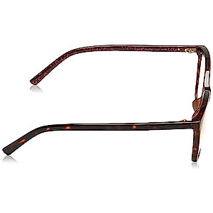 Kate Spade New York Women's Milena Blue Light Reading Glasses Cat Eye, Dark Havana/Demo Lens, 55mm, 15mm + 2.5