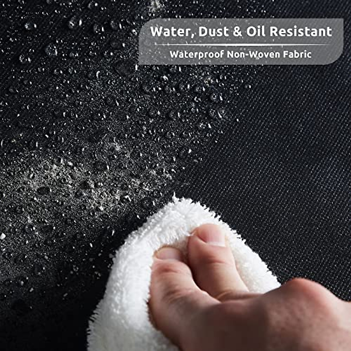 YOUDENOVA Shoe Rack Organizer, for up to 50 Pairs of Shoes, Vertical Large Shoe Rack with Removable, Water, Dust & Oil Resistant Shelves, Stackable Shoe Rack for Boot & Shoe Storage, Black