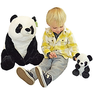 Mother and Baby Panda Plush Set | Super Soft Panda Stuffed Animal | Cute Plushies for Kids Bedroom | 18-in Stuffed Animals for Girls & Boys | Panda Bear Stuffed Animal Toys by Exceptional Home