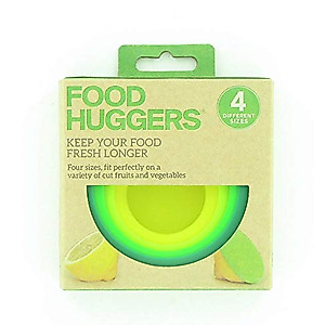 Hoan Silicone Food Huggers, Set of 4, Assorted