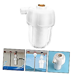 PLAFOPE 2pcs Filter Compact Washer flushable Shower Water Small Laundry Machine Small hot Water heaters Front Load Washer Plastic Heater Purifier White Water Washing Machine pp Cotton