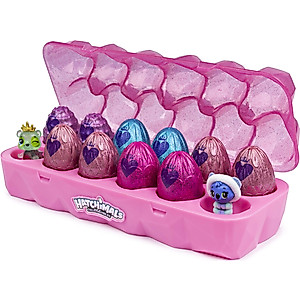 Hatchimals CollEGGtibles, Jewelry Box Royal Dozen 12-Pack Egg Carton with 2 Exclusive (Styles May Vary)
