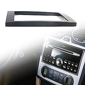 Double DIN Installation Kit Car Stereo Faceplate Audio Panel Audio Plate for Car 2005-up Plastic Black (Black)