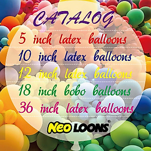 Neo LOONS 100 Pcs 10" Pastel Turquoise Blue Premium Latex Balloons - Great for Kids, Adult Birthdays, Weddings, Baby Showers, Water Fights, or Any Celebration