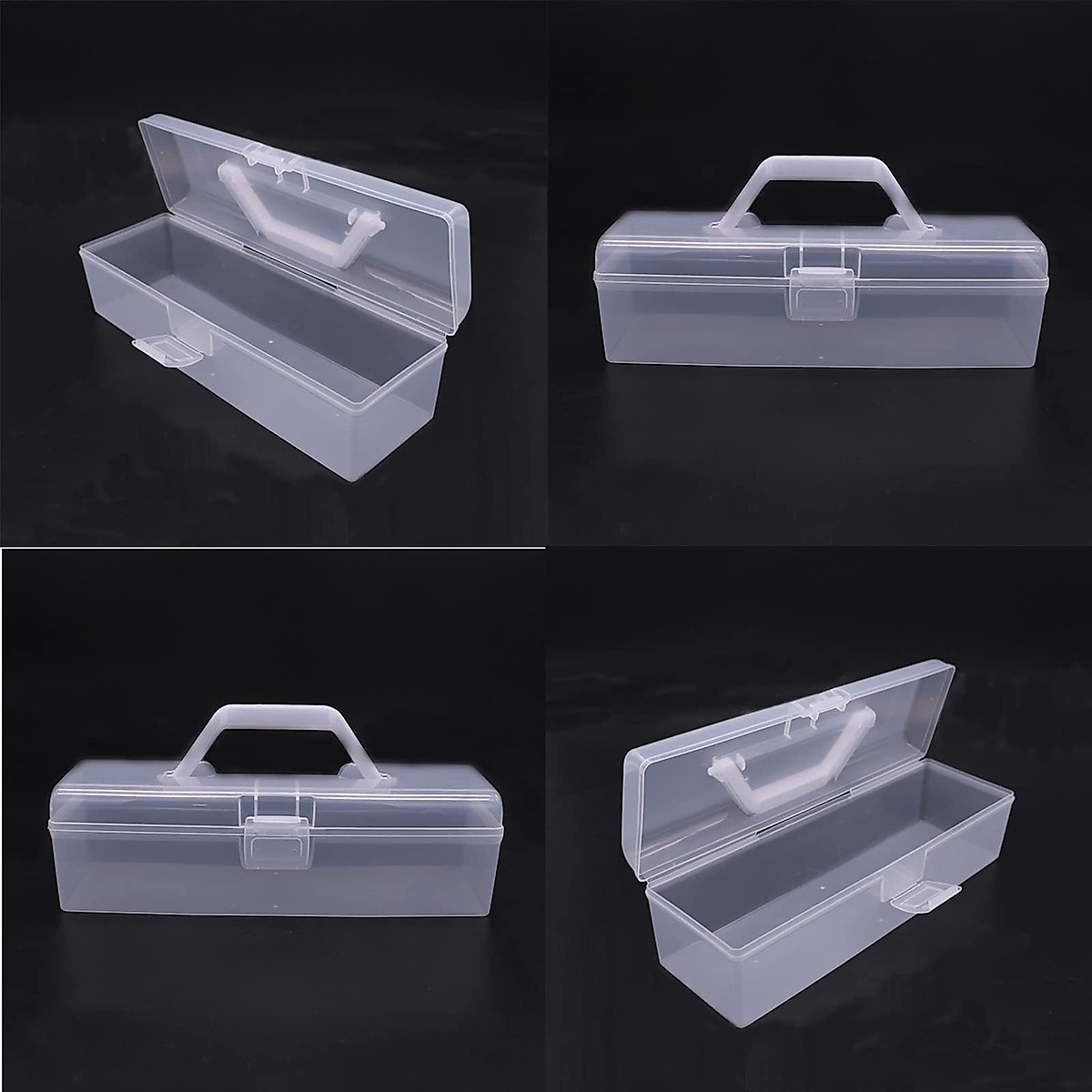 YUZUHOME White Yugioh Deck Box, Storage Case for Yugioh Cards, Yugioh Card Holder,Clear- 1 Pack