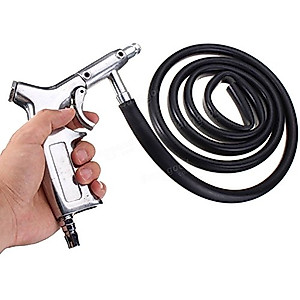 Jewboer Sand Blaster Gun Kit,Sandblaster Gun for Sandblasting Cabinet Machine Abrasive Blaster with Ceramic Nozzle,Siphon Feed