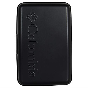 Columbia Men's Metal Hard Case RFID Credit Card Holder Wallet