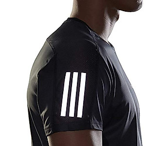 adidas Men's Own The Run Tee, Black, X-Large