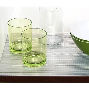 Kittrich 04F-CZ8S01-06 Zip N' Fit Shelf Liner, Clear, 18-in. x 4-Ft. - Quantity 6