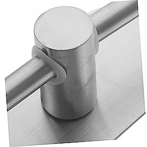 Cabinet Door Towel Holder 4 Sets s Towel Hooks Hanging Rod Hanging Ring Hook up X1 Silver 304 Stainless Steel Towel Ring Stainless Steel Stainless Steel Hook