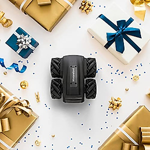 Moorebot Scout - Versatile Tiny AI Camera Robot, Pets/Elderly Watching/Security/Smart Home/Crawlspace Inspection, 1080P, Auto Patrol, Nightvision, Track Option, Indoor (2023)