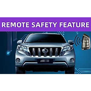 Autel MaxiIM IKEY Universal Key Fob Replacement with BMW-Type Rescue Blade Keyless Entry Remote Control Blank Car Key 4 Buttons Clicker Work with Key Fob Programming Tool Autel KM100 IM508 IM608