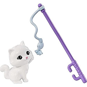 Barbie Kitty Condo Doll and Pets Playset with Barbie Doll (Brunette), 1 Cat, 4 Kittens, Tree & Accessories, Toy for 3 Year Olds & Up