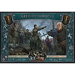 CMON A Song of Ice and Fire Tabletop Miniatures Game Greyjoy Heroes Unit Box #2 | Strategy Game for Teens and Adults | Ages 14+ | 2+ Players | Avg. Playtime 45-60 Minutes | Made Multi Color SIF910