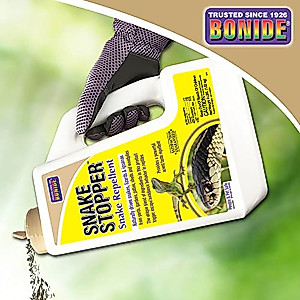Bonide Snake Stopper Snake Repellent, 4 lb. Ready-to-Use Granules for Outdoor Pest Control, People & Pet Safe