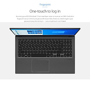 ASUS VivoBook Laptop, 15.6" FHD Touch-Screen, Intel Core i3-1005G1 Processor Up to 3.4 GHz, Fingerprint Reader, Wi-Fi, Webcam, HDMI, Bluetooth, Windows 11 (20GB RAM | 1TB SSD)