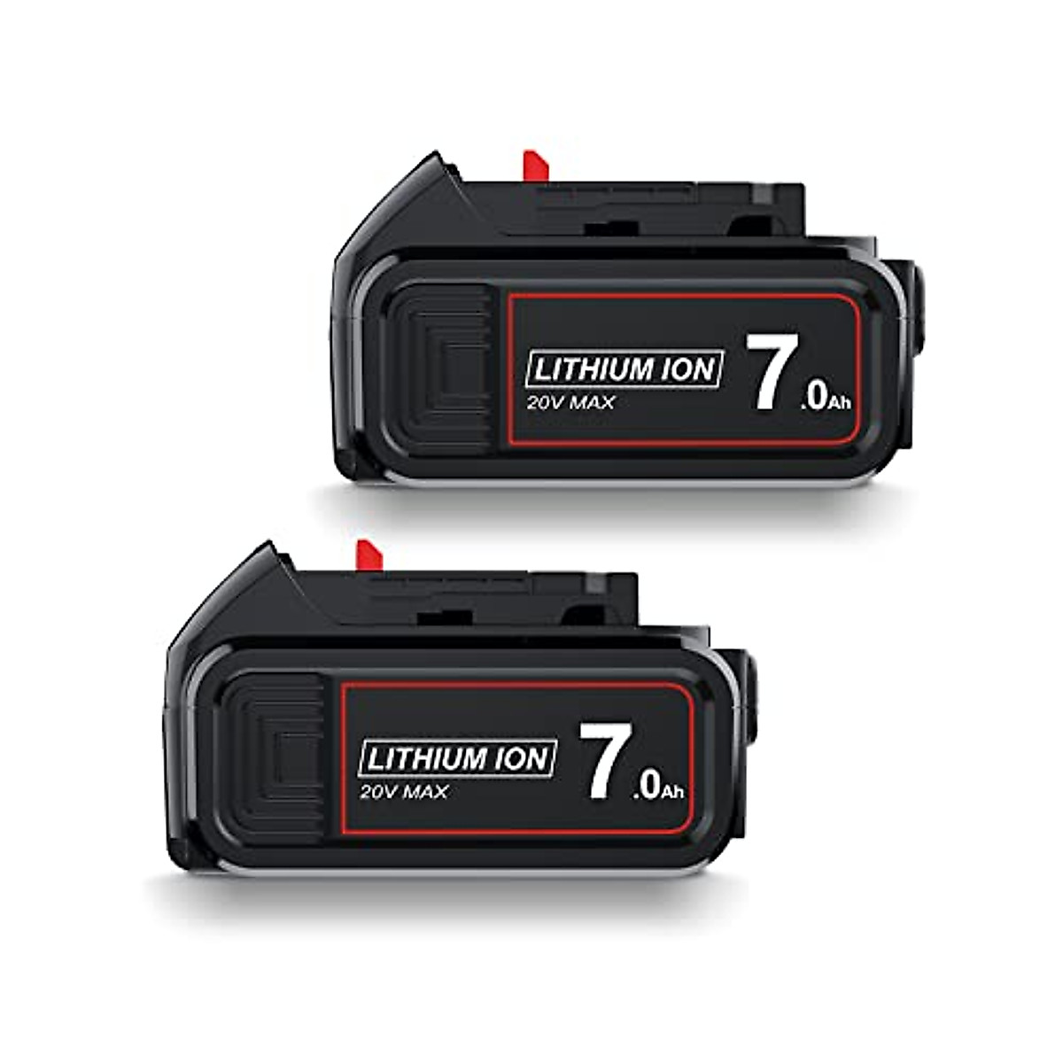 Bonacell 2Pack 20V 7.0Ah Lithium Battery Replacement for Dewalt 20 Volt Battery Max XR Cordless Tools DCB206 DCB200 DCB201 DCB204 DCB207 DCD/DCF/DCG Series