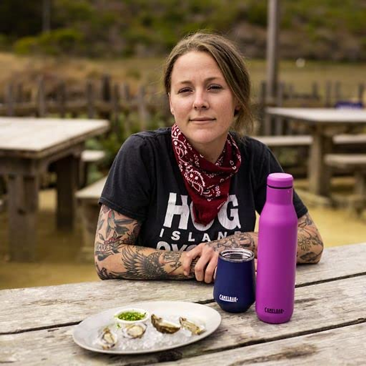 CamelBak Horizon 12oz Wine Tumbler - Insulated Stainless Steel - Tri-Mode Lid - Navy