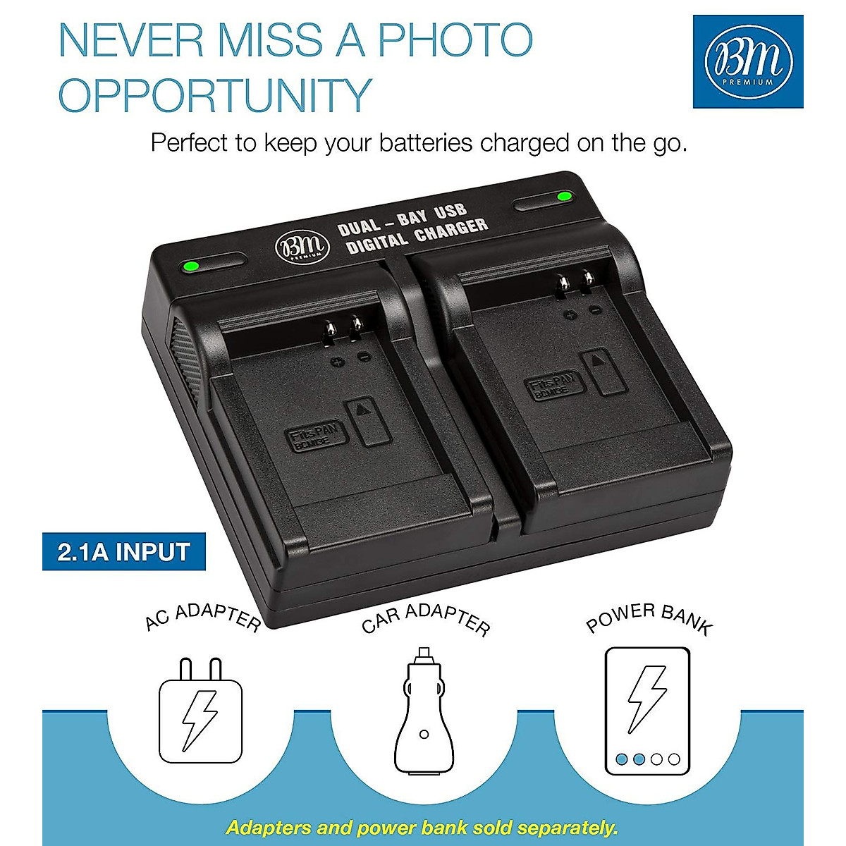 BM 2 Pack of DMW-BCM13E Batteries and Dual Battery Charger for Panasonic Lumix DC-TS7,DMC-FT5A, LZ40, TS5, TS6, TZ37, TZ40, TZ41, TZ55, TZ60, ZS27, ZS30, DMC-ZS35, DMC-ZS40, DMC-ZS45, DMC-ZS50 Camera