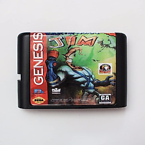 Royal Retro Earth Worm Jim 16 bit SEGA MD Game Card For Sega Mega Drive For Genesis