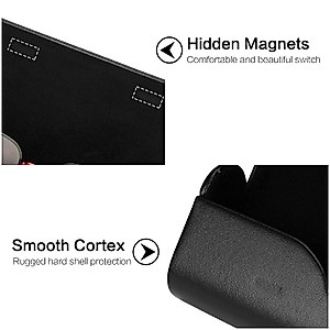 Vemiss Hard Shell Eyeglasses Case Lightweight Portable Case for Women,Men (Z-Black)