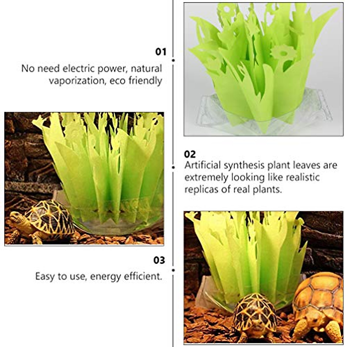 balacoo 2PCS Reptile Humidifier Fogger Plants Imitation Terrariums Snake Enclosure Supplies Reptile Mister for Vivarium for Grow Tent Plants