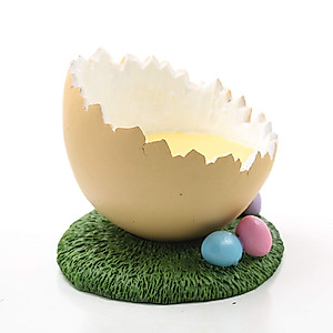 Conversation Concepts Easter Egg Boston Terrier Figurine – Easter Statue Gift: Realistic Hand Painted Sculpture, Nursery, Home Office Desk Decor, Spring Shower Present