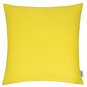 Homey COZY 7H5240-June Accent Pillow, 2 Pack, Yellow 2 Count