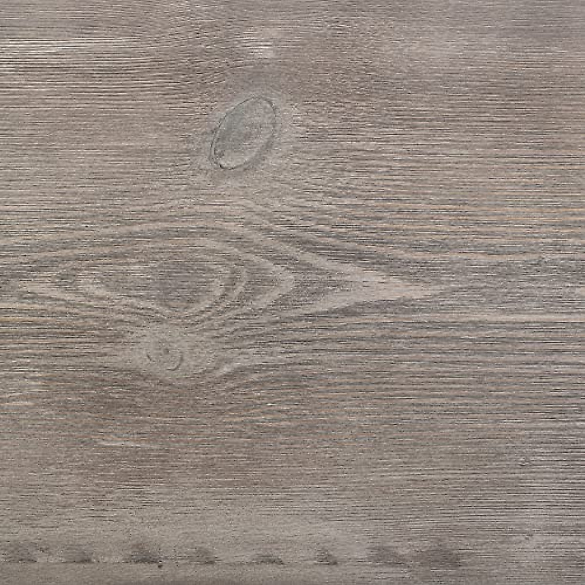 Fireplace Mantel | 60" W Wood Floating Shelves | Handcrafted Hollow Distressed Beam | Wall Mounted Wooden Display Shelfing | with Invisible Heavy Duty Hanging Wood Bracket | 60W x 6H x 8D, Ash Gray