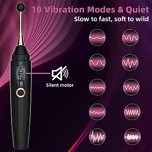 Adult Toys Secret Pen Vibrator Wand Sexual Pleasure Tools for Women with 10 Modes, Adult Toy Couples Sex Toys Female Vibrater Sexy Toys, Adult Sex Toys Nipple Clitoralis Stimulator for Women