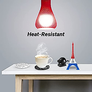 HZHNS PLA 3D Printer Filament, 1.75mm 3D Printing Consumables Bundle 1KG/2.2lb, 0.25KG/Spool 4 Colors Pack - Blue, Black, White, Red