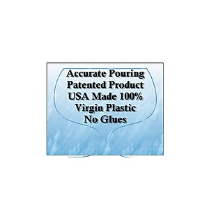 Precision Pour - Measured Pourer - Dust/Bug Flap - (1oz (30ml)) -Clear - 10 pack