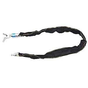 MGUOTP Bicycle Lock Reinforced Metal Heavy Motorbike Motorcycle Bicycle Chain Lock with Keys Bike Locks (Color : Black)