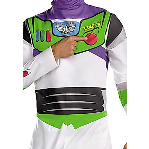 Disguise Buzz Lightyear Adult Costume - X-Large,White