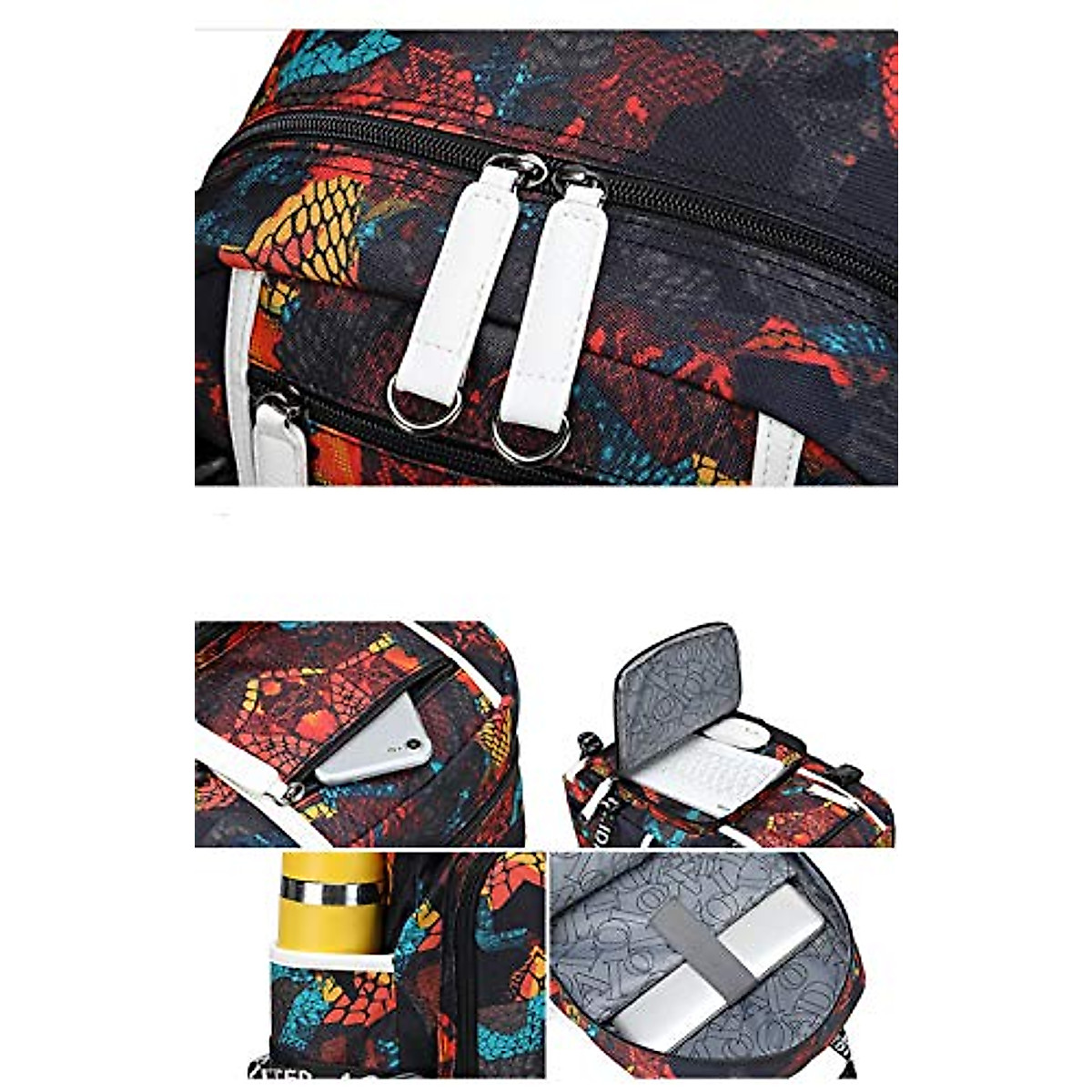 ISaikoy Plants vs. Zombies Backpack Bookbag Schoolbag Daypack Satchel Laptop Bag Color Blue6