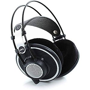 AKG Pro Audio K702 Over-Ear, Open-Back, Flat-Wire, Reference Studio Headphones,Black