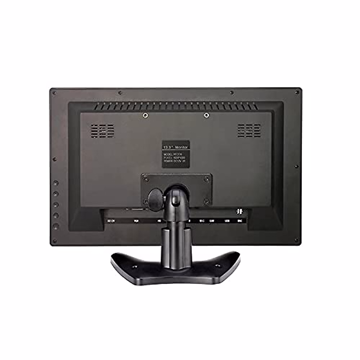 EVERSECU 13.3 inch HD 1920x1080 IPS LCD HDMI Monitor Screen Input Audio Video Display with BNC Cable for PC Computer Camera DVD Security CCTV DVR Home Office Surveillance