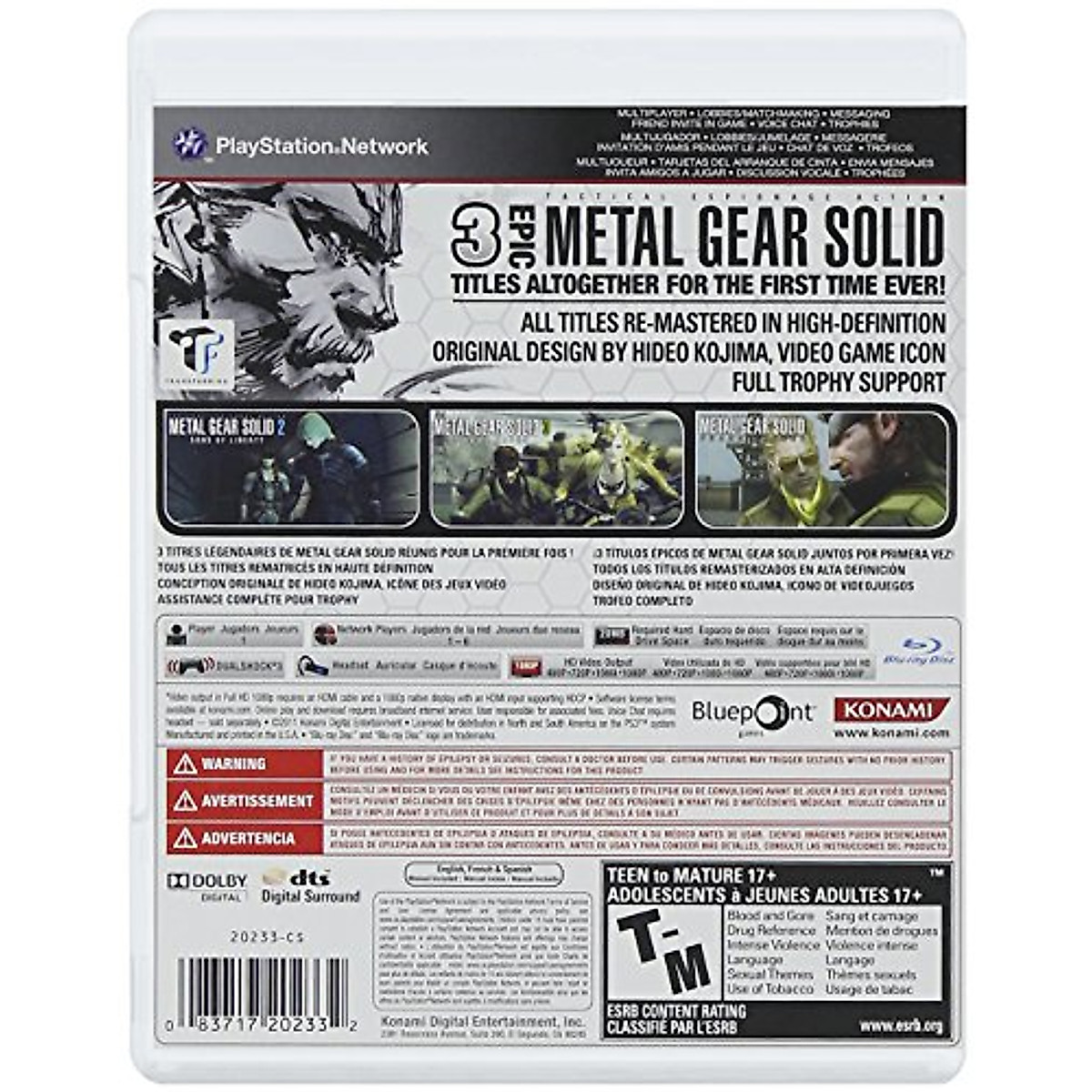Metal Gear Solid HD Collection