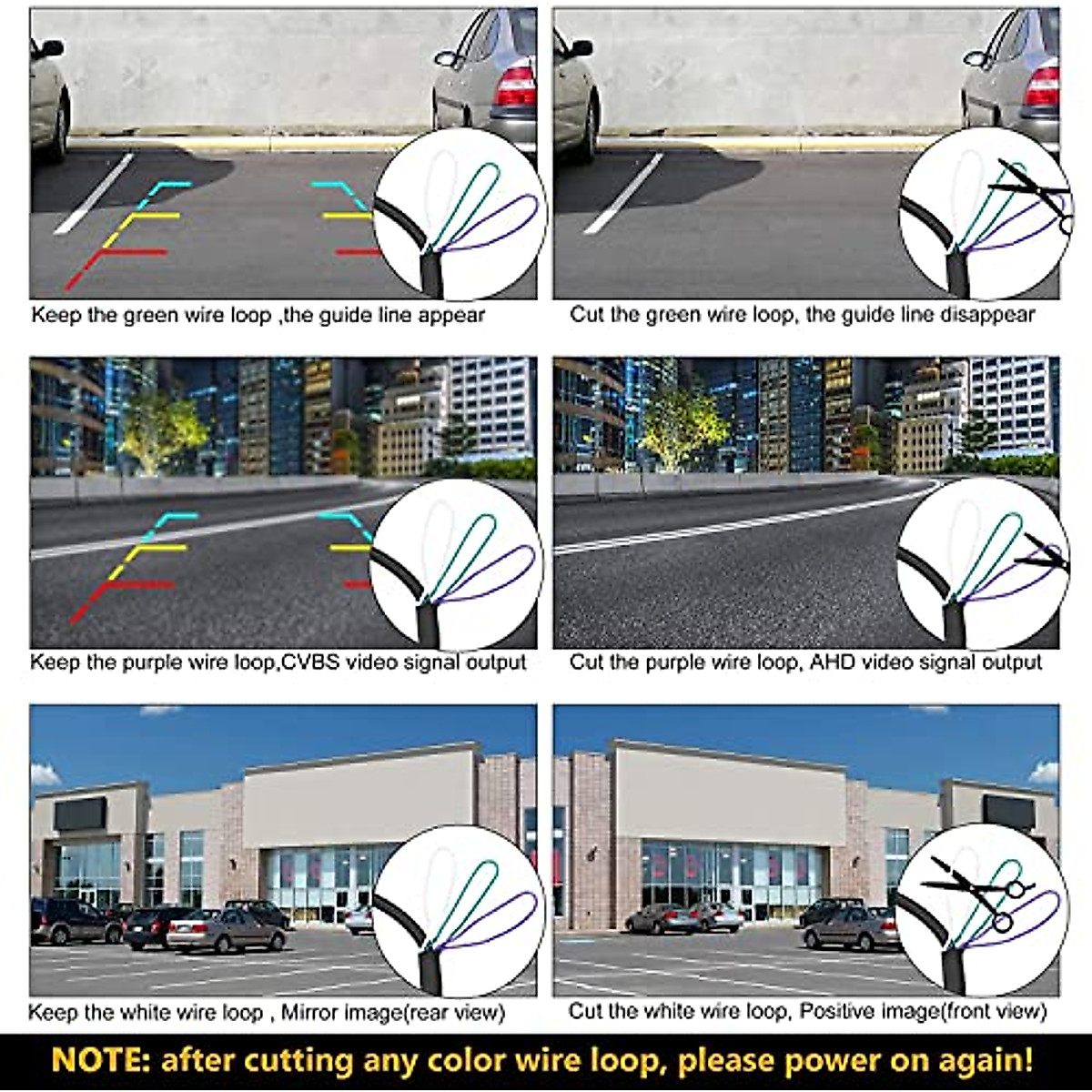NATIKA Backup/Front/Side View Camera: No Distortion Effect Starlight Night Vision HD Metal Flush or Surface Mount CVBS | AHD Reverse Rear View Backup Camera for Cars Pickup Trucks SUVs RVs Vans