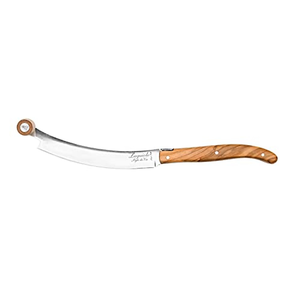 Laguiole Style de Vie Cheese knives, Luxury Line, 3 pieces, Olive Wood, in giftbox