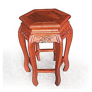 Bonsai Base Stand Wooden Plant Display Stand Plant Stand Flower Pot Holder Shelf Indoor Planter Display Shelving for Balcony Living Room Display Stand Base (Size : Small)