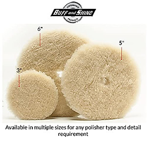 BUFF n Shine 6 Inch URO-Wool Aggresive Cutting Pad