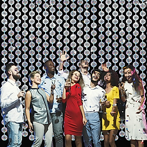 Blosssound 2 PCS Disco Cowgirl Bachelorette Decorations Glitter Disco Ball Foil Fringe Curtains for Disco Cowgirl Western Cowboy Lets Go Girls Last Rodeo Bachelorette Birthday Party(Iridescent)